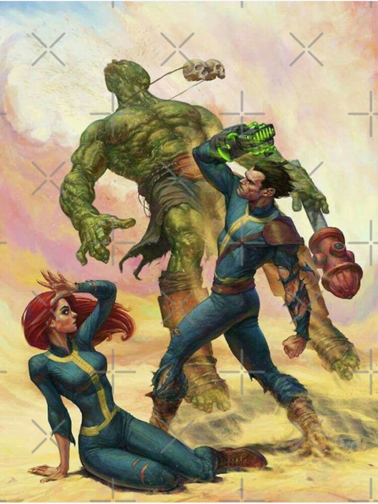 "Fallout super mutant behemoth" Sticker for Sale by Pjbaratix | Redbubble