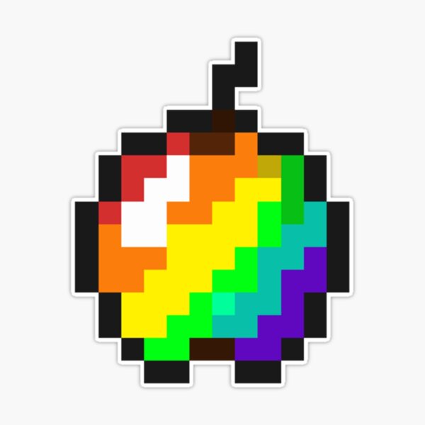 Minecraft Rainbow Apple