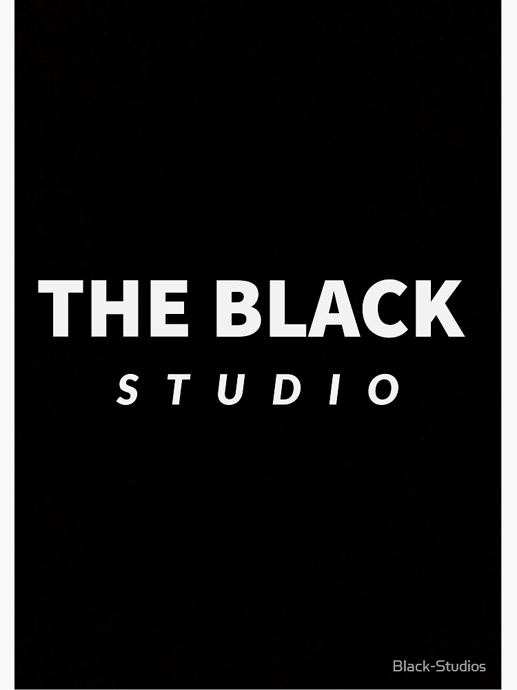 "Black-Studio " Poster for Sale by Black-Studios | Redbubble