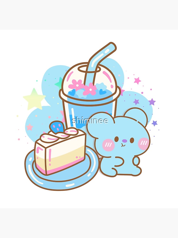 "BT21 Sweet Babies - Cute Kawaii Sweet Boba - BTS RM BT21 Koya" Poster ...