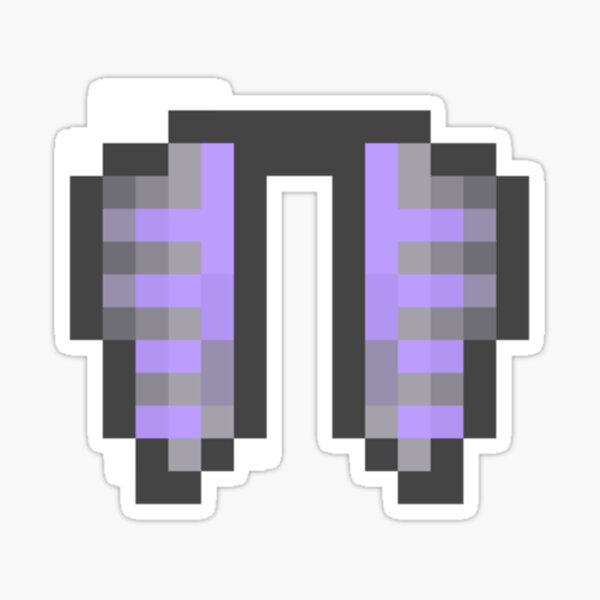 "Minecraft Elytra" Sticker for Sale by jamcaYT | Redbubble