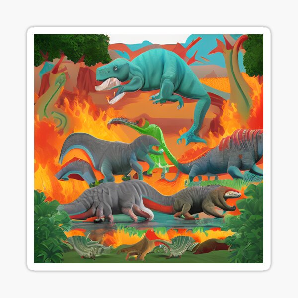 "Extinction Level Event" Sticker for Sale by patrio | Redbubble
