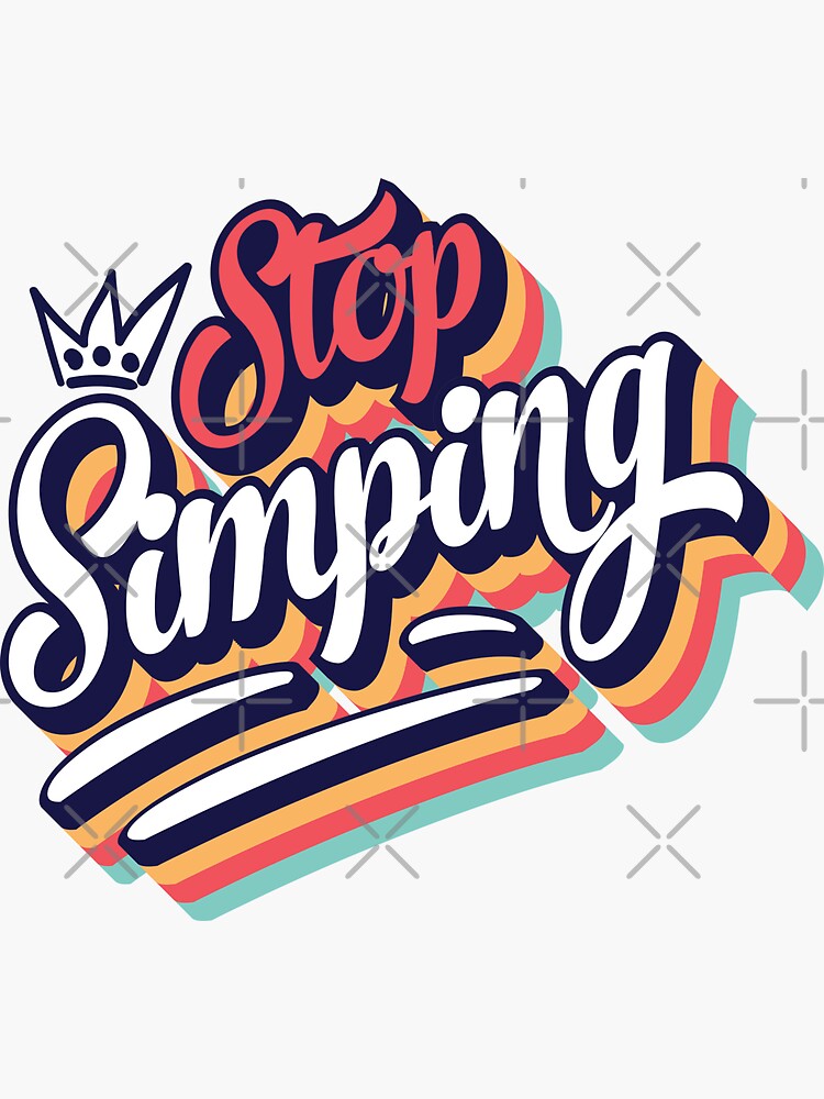 "Stop Simping, No Simp, red pill, Stay Woke Kings" Sticker for Sale by ...