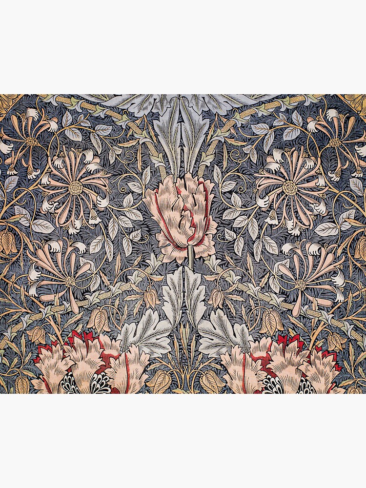 "William Morris Famous Artwork Linen Honeysuckle" Sticker for Sale by ...