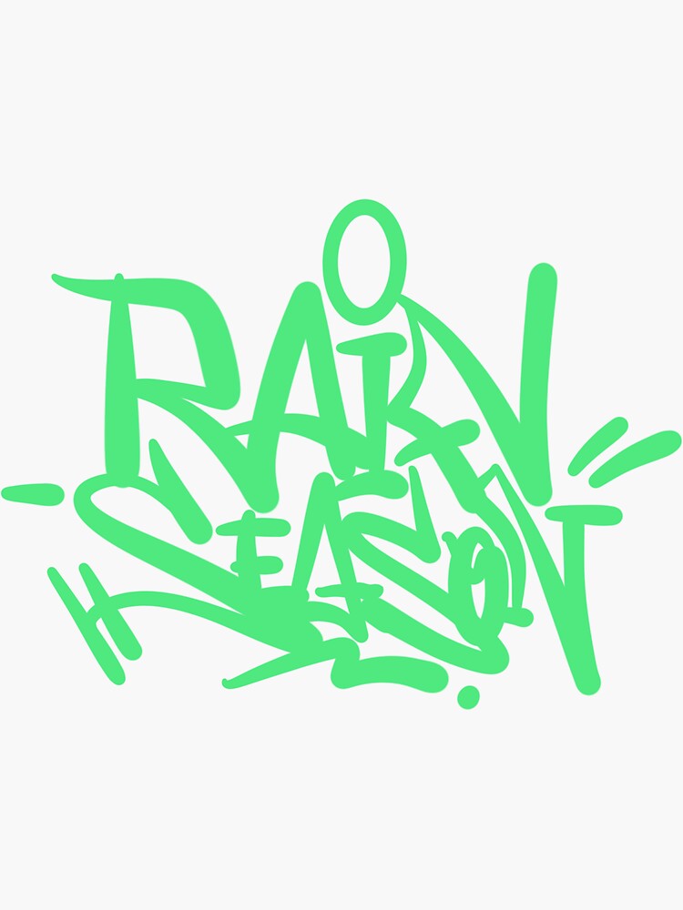 "Rain season" Sticker for Sale by MSTD-artwork | Redbubble