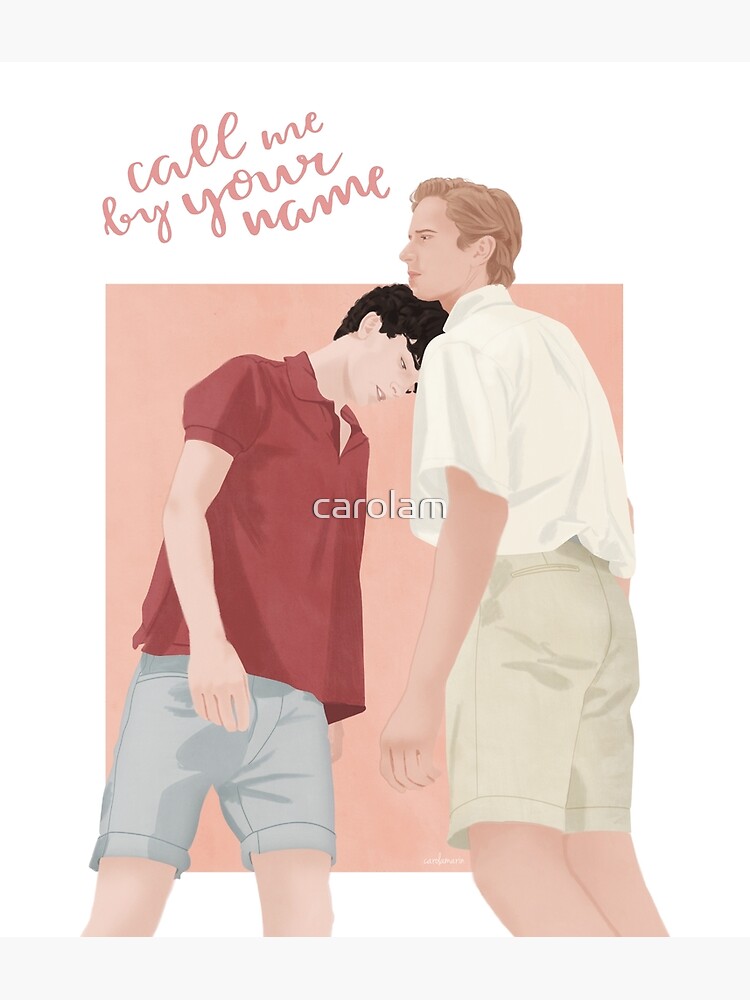 "Call me by your name | CMBYN" Canvas Print by carolam | Redbubble