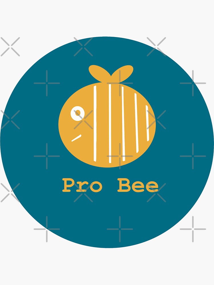 "Pro Bee, Pro Bee, Pro Insects, Pro Nature" Sticker for Sale by ...