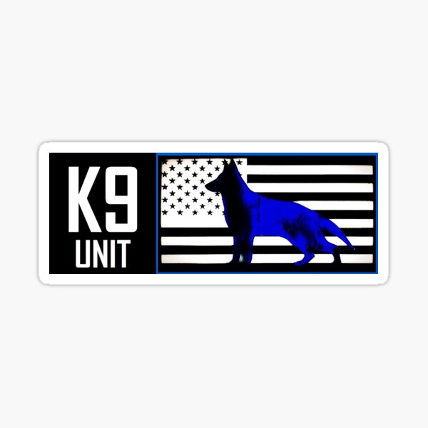 "K9 UNIT" Sticker for Sale by Workingdogs | Redbubble