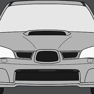 "Subaru Impreza WRX STI hawkeye gray color" Poster for Sale by ...