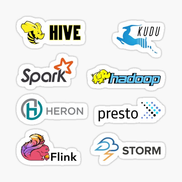 Apache Hive, Kudu, Spark, Hadoop, Heron, Presto, Flink, Storm - 8x Big ...