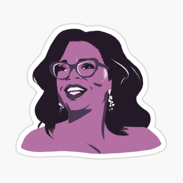 "Oprah winfrey" Sticker for Sale by EileenMalloy | Redbubble