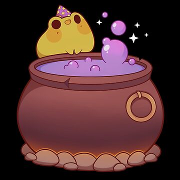 "Potion cauldron frog" Sticker for Sale by Rihnlin | Redbubble
