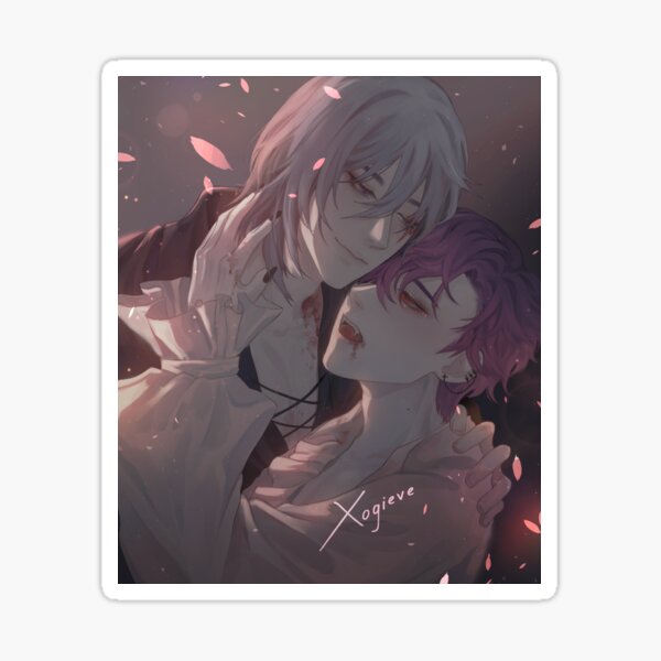 "Psyborg Uki Violeta & Fulgur Ovid" Sticker for Sale by Gi3140 | Redbubble