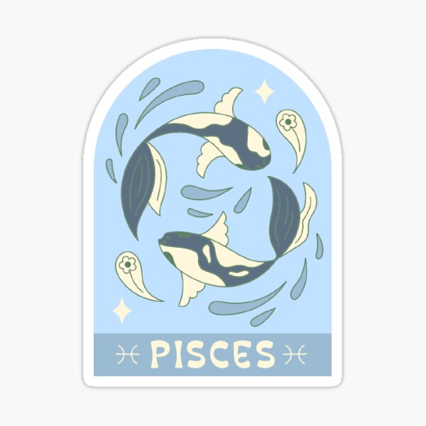 "Pisces fish" Sticker for Sale by 17eaa6 | Redbubble