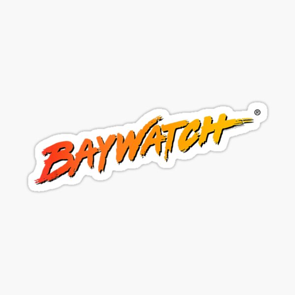 "Baywatch logo" Sticker for Sale by untimelyvoting4 | Redbubble