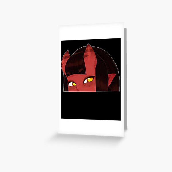 " Meru the succubus sticker" Greeting Card for Sale by mosterpresets ...