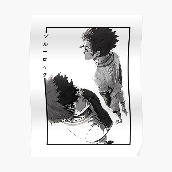 "Oliver Aiku and Itoshi Sae - Blue Lock In Japanese" Poster for Sale by ...