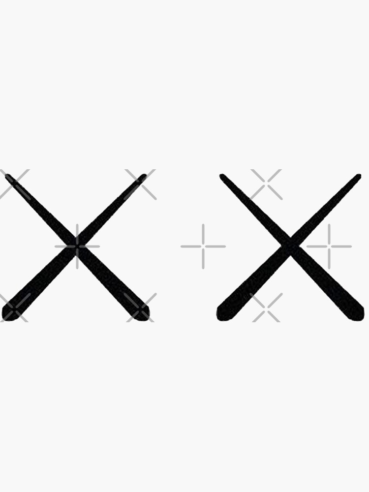 "Double X" Sticker for Sale by JavierRocha | Redbubble