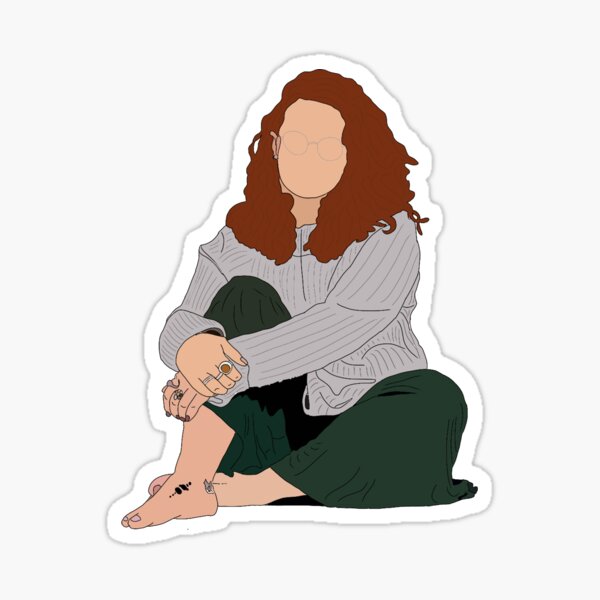 "Carrie Hope Fletcher" Sticker for Sale by WestEndDoodles | Redbubble