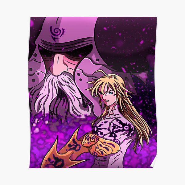 "the seven deadly sins meliodas brother" Poster for Sale by ...
