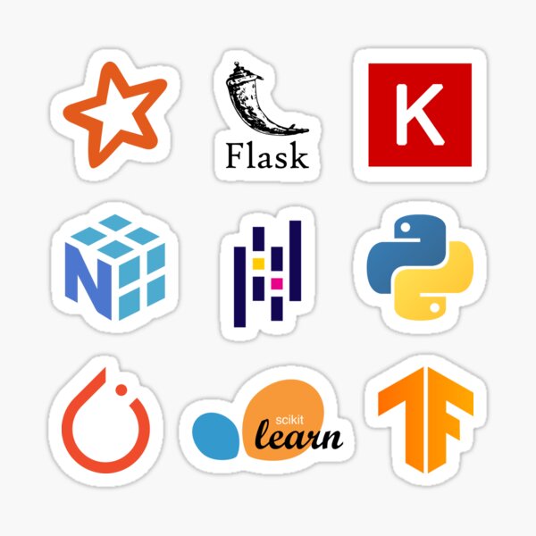 Apache Spark Flask Keras Numpy Pandas Python Pytorch Scikit Learn Tensorflow 9x Big