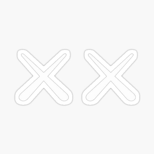 "X-Red" Sticker for Sale by JavierRocha | Redbubble