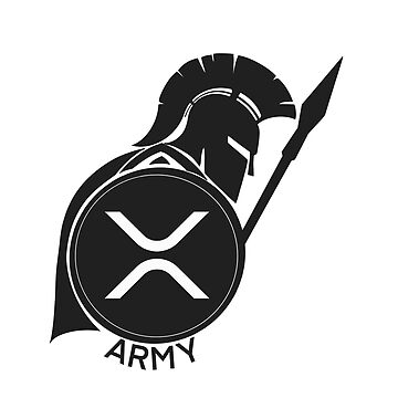 "XRP ARMY" Sticker for Sale by HaisterDesign | Redbubble
