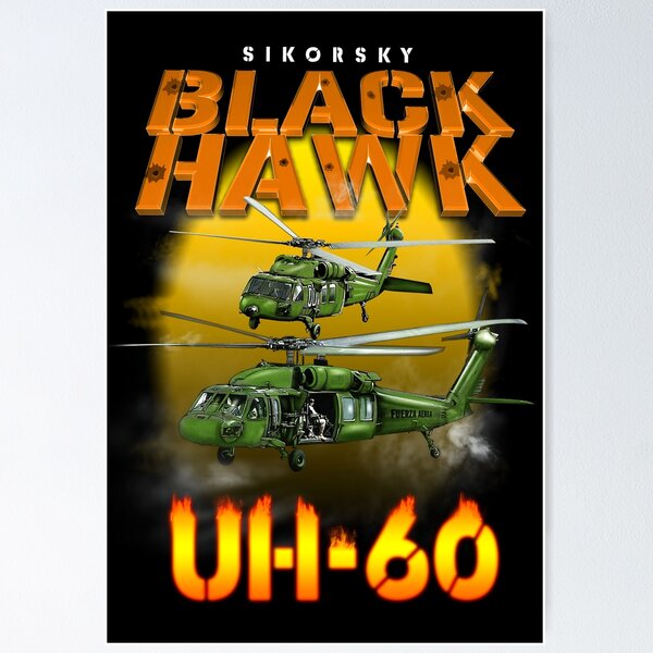 "Black Hawk" Poster for Sale by LeoZitro | Redbubble