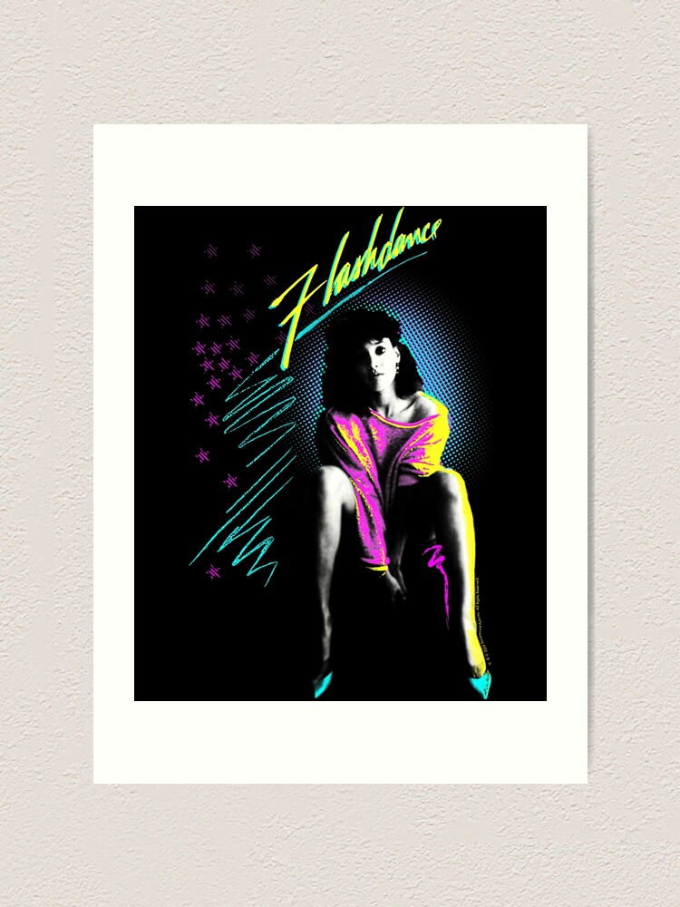 "Flashdance Alex Owens Neon Title Logo" Art Print for Sale by ...