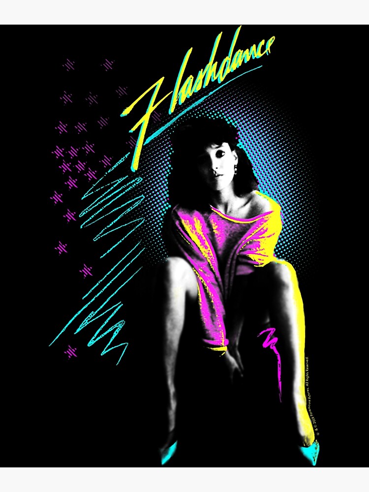 "Flashdance Alex Owens Neon Title Logo" Poster for Sale by ...