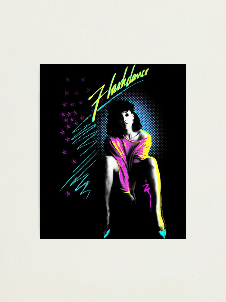 "Flashdance Alex Owens Neon Title Logo" Photographic Print for Sale by ...