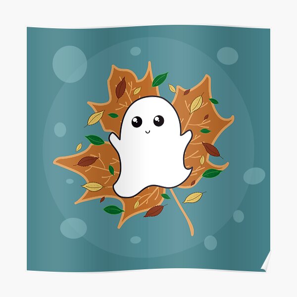 "Maple Ghost with background" Poster for Sale by CorvusNyx | Redbubble
