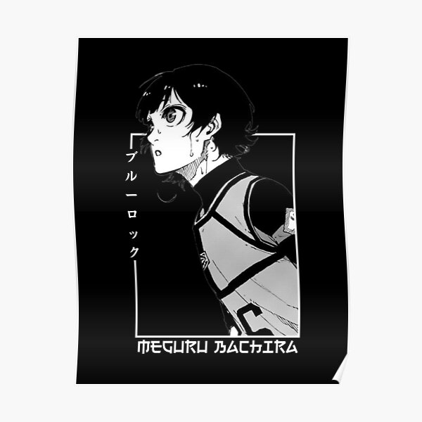 "Meguru Bachira - Blue Lock In Japanese" Poster for Sale by yoku-mieru ...
