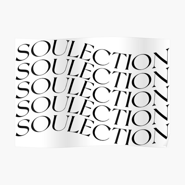 "soulection" Poster for Sale by patidraws | Redbubble