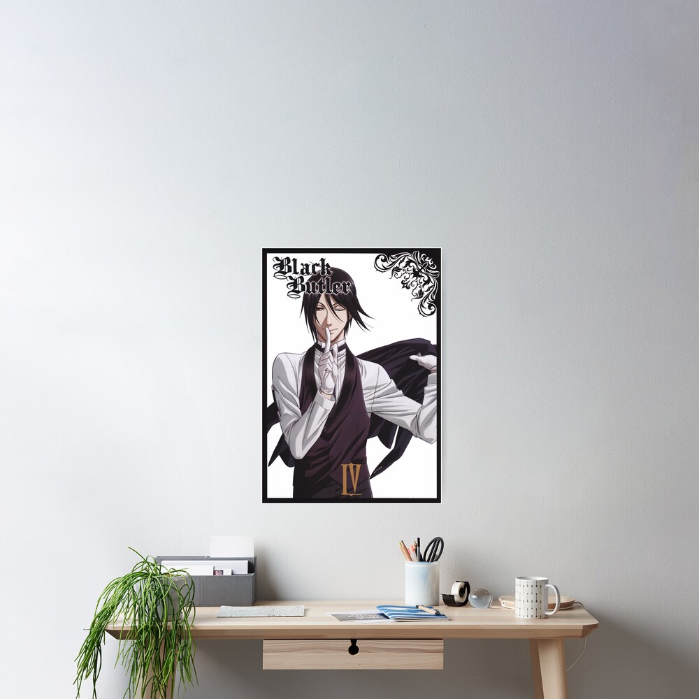 "Sebastian Black Butler" Poster for Sale by OtakuHQmerch | Redbubble