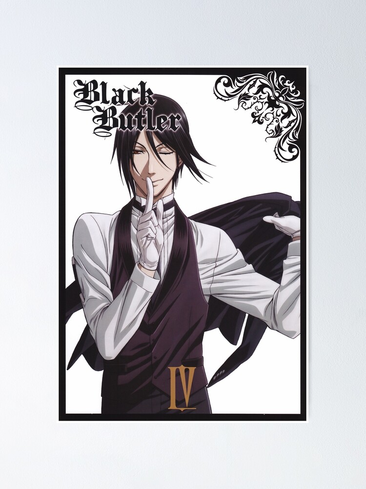 "Sebastian Black Butler" Poster for Sale by OtakuHQmerch | Redbubble