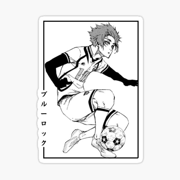 "Itoshi Sae - Blue Lock In Japanese" Sticker for Sale by yoku-mieru ...