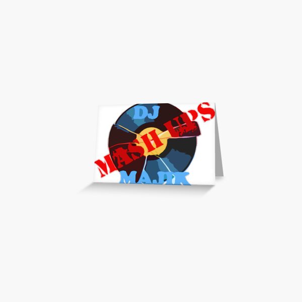 "DJ MAJIK MASHUP LOGO" Greeting Card by Whiterose2k01 | Redbubble