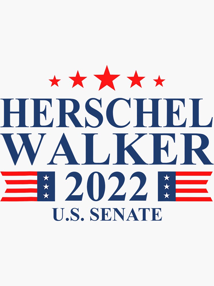 "Herschel Walker 2022 Senator Georgia Senate" Sticker for Sale by ...
