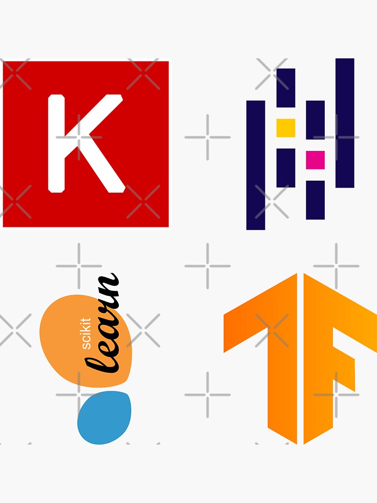 Keras, Pandas, Scikit Learn, TensorFlow - 4x Sticker Combo Pack ... Keras, Pandas, Scikit Learn, TensorFlow - 4x Sticker Combo Pack ...