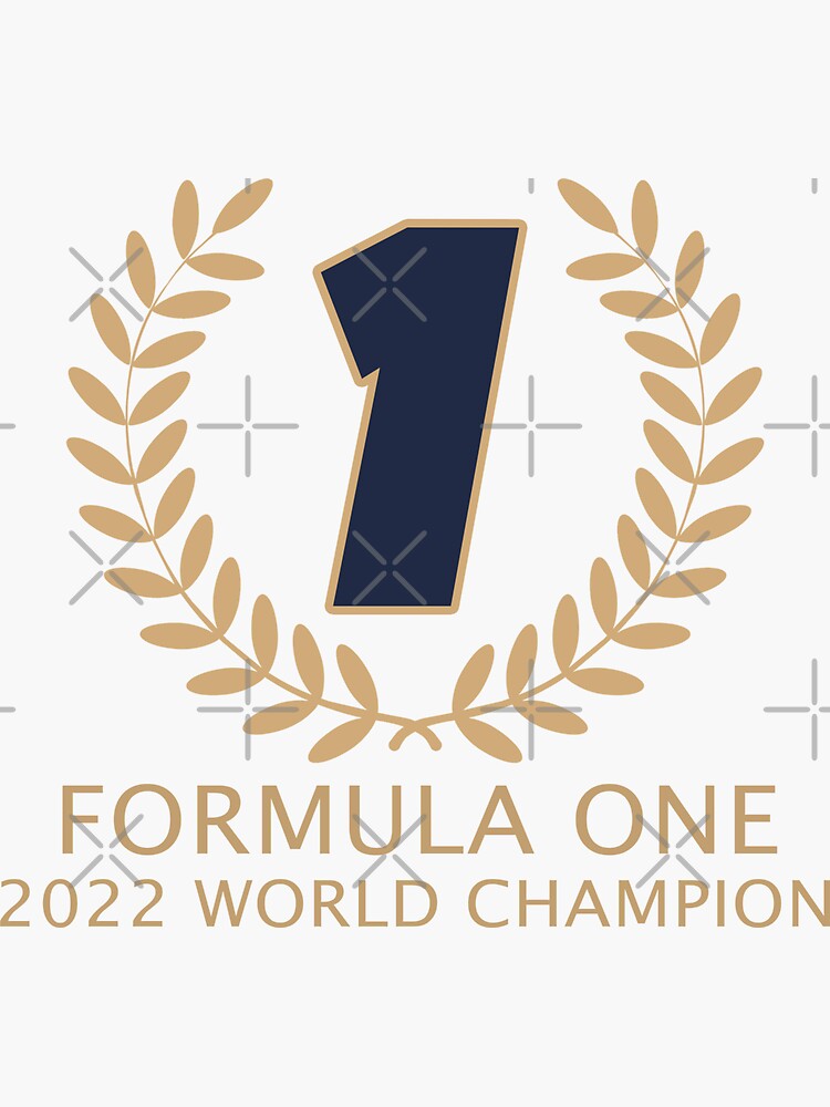 "Max Verstappen Formula one 2022 world champion" Sticker for Sale by ...