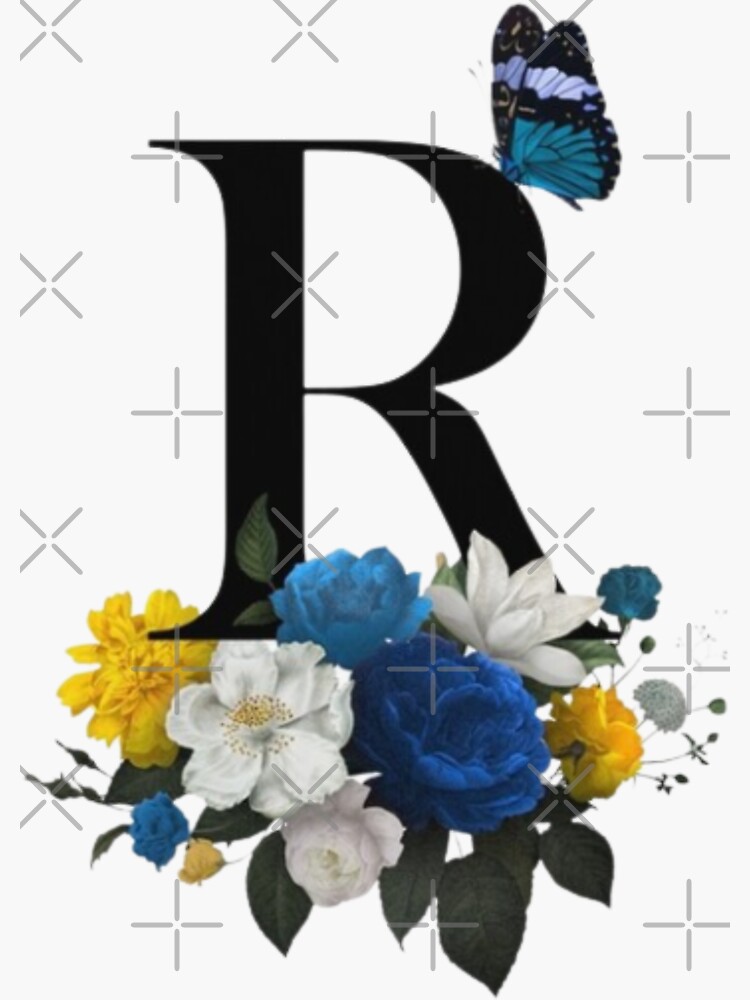 "Letter R" Sticker for Sale by PottersArt | Redbubble