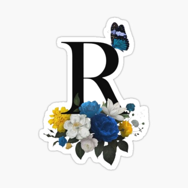 "Letter R" Sticker for Sale by PottersArt | Redbubble