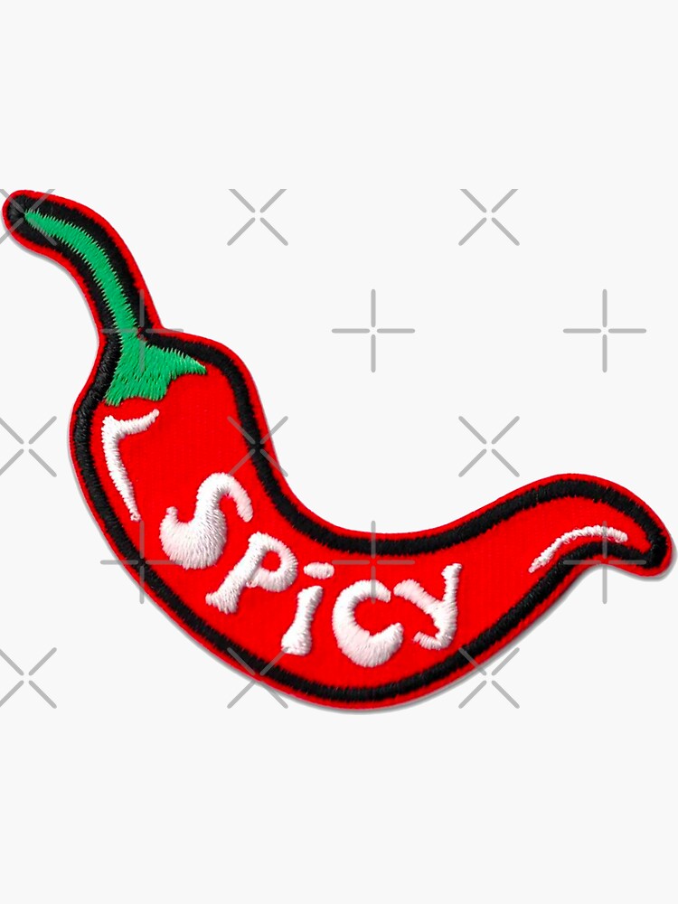 "Spicy Sticker" Sticker for Sale by designolo | Redbubble