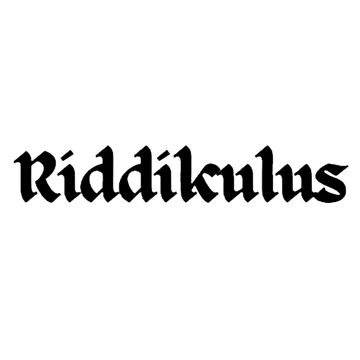 "RIDDIKULUS" Sticker for Sale by PottersArt | Redbubble