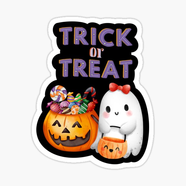 "Kawaii Cute and Spoopy Trick or Treat Halloween Candy Pumpkin Ghost ...