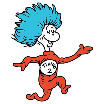 "Thing 2" Poster for Sale by PineLemon | Redbubble