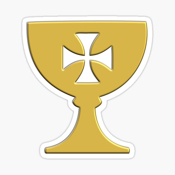 "Golden Chalice Symbol" Sticker for Sale by gramondo | Redbubble