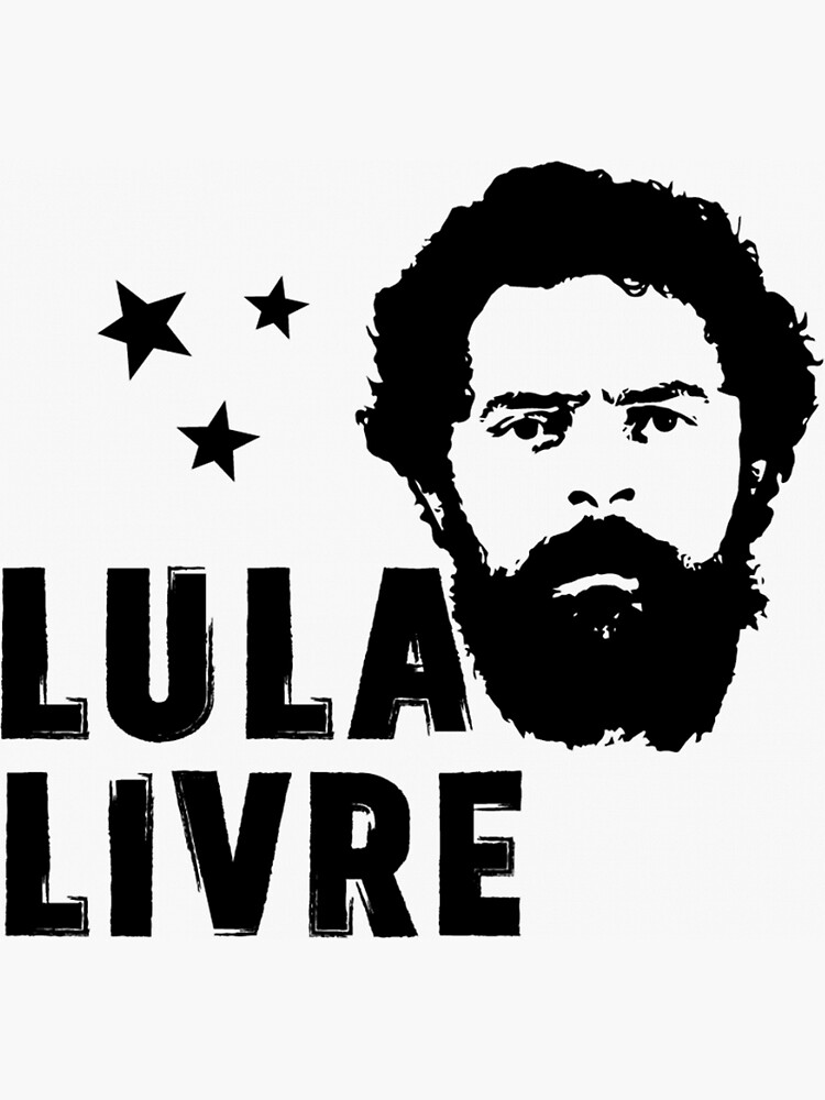 "Lula Livre Presidente" Sticker for Sale by kembangtelon | Redbubble