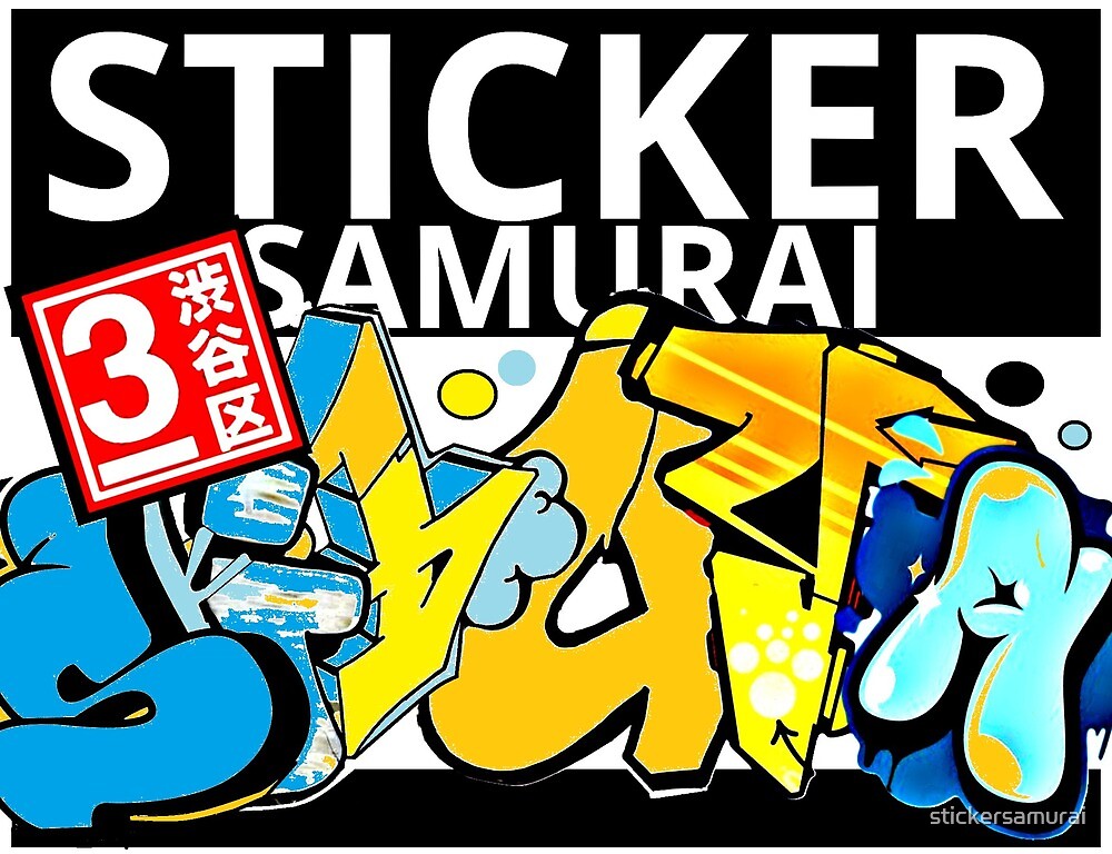 "3 shibuya by sticker samurai" by stickersamurai | Redbubble